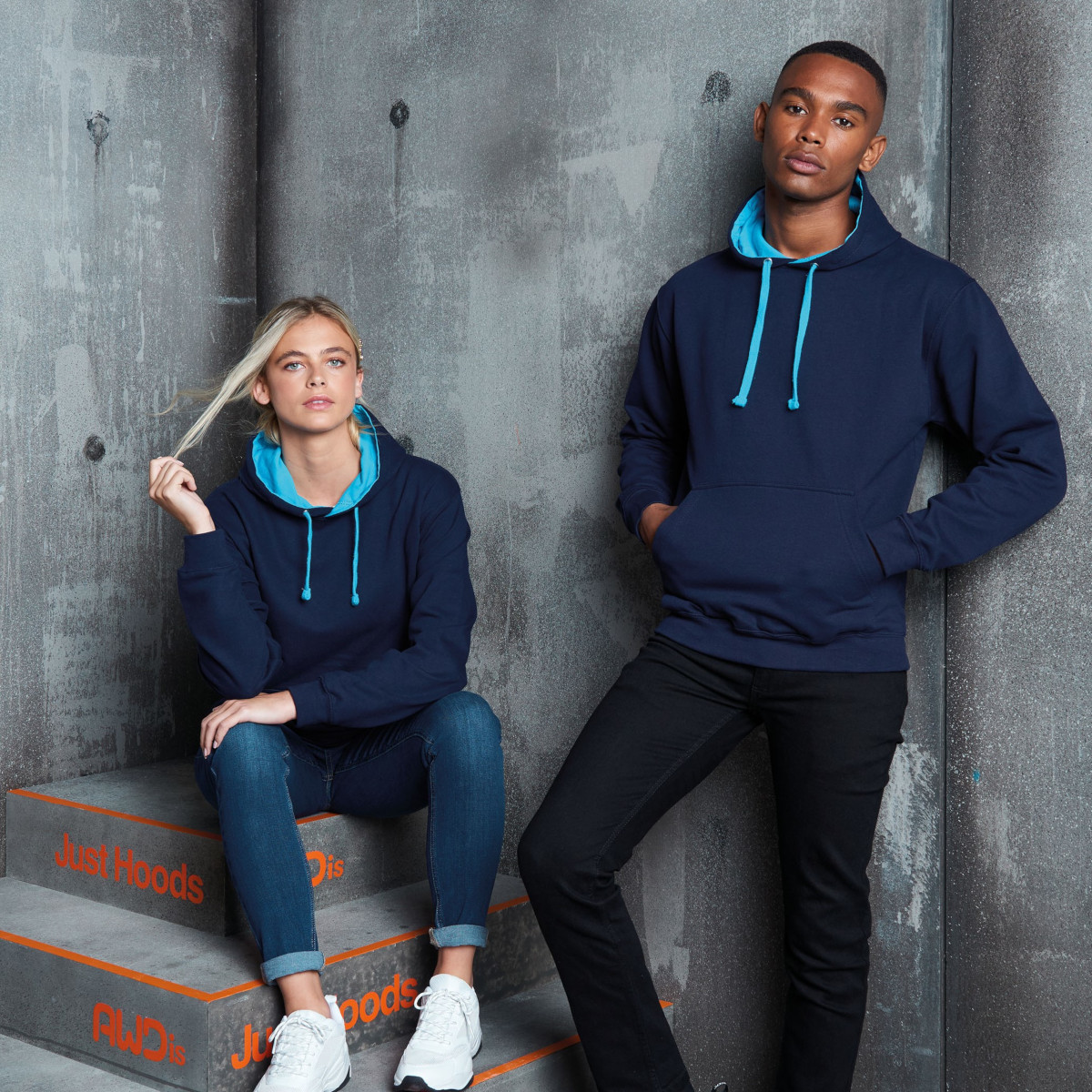 AWDis Varsity Hoodie | Custom Hoodies | Clothes2order